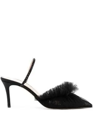 ANDREA WAZEN 75mm Franca Glitz Pumps