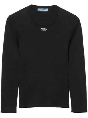 Prada Cotton Crew-neck Top