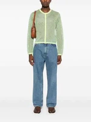 Martine Rose Floral-jacquard Cardigan