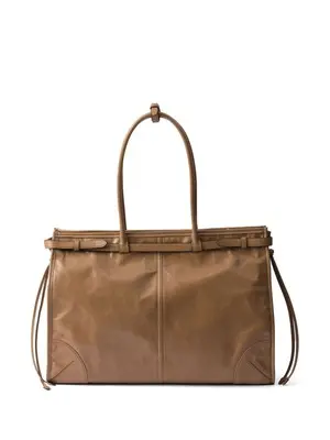 Prada Bonnie Tote Bag - Brown