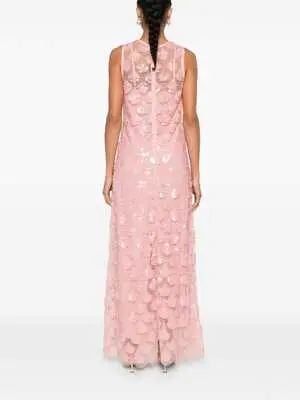 ROTATE BY BIRGER CHRISTENSEN Sleeveless Maxi Dress - Pink
