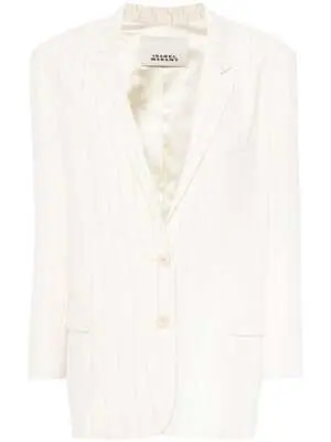 Isabel Marant Oceany Striped Blazer - Neutrals