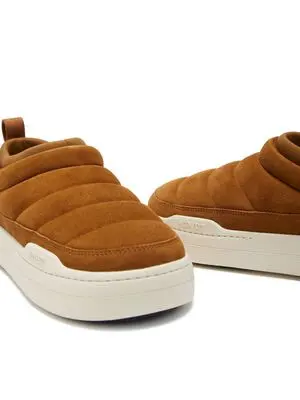 Moon Boot Logo-print Sneakers - Brown
