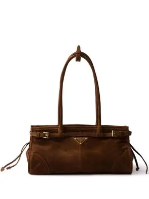 Prada Bonnie Tote Bag - Brown