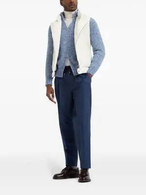 Brunello Cucinelli Drawstring Tapered Trousers