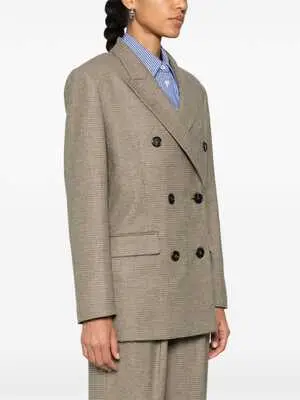Pinko Check-pattern Blazer - Neutrals