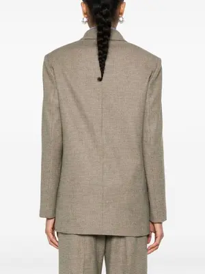 Pinko Check-pattern Blazer - Neutrals