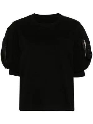 Sacai Puff Sleeve T-shirts For Women