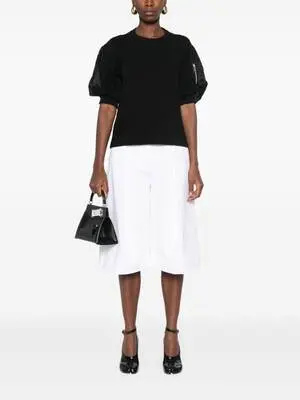Sacai Cotton Jersey T-shirt - Black
