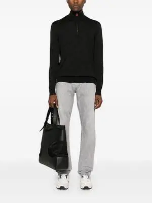Kiton Fine-knit Jumper - Black