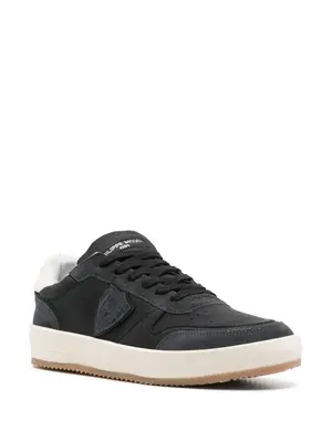 Philippe Model Logo-patch Sneakers - Black