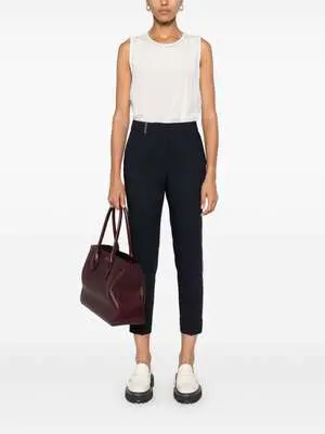 Peserico Bead-embellished Trousers - Blue