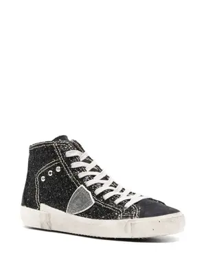 Philippe Model Prsx High Top Sneakers - Black