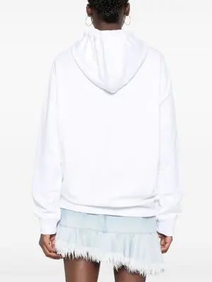 Moschino Print Hoodie - White