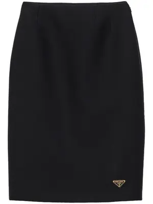 Prada Tricotine Pencil Skirt