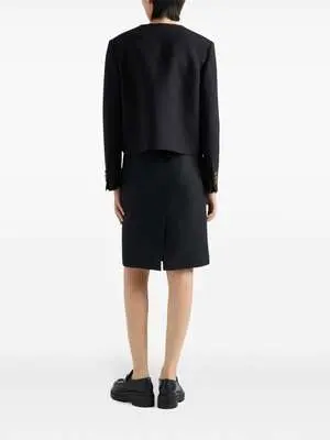 Prada Tricotine Pencil Skirt