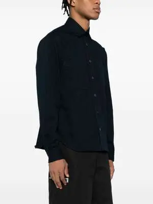 BOSS Logo-embroidered Cotton Shirt