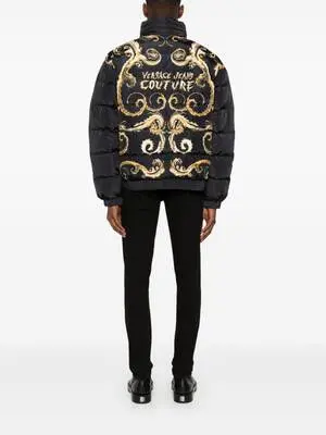 Versace Logo-print Padded Jacket