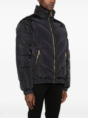 Versace Logo-print Padded Jacket