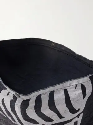 Kapital Kountry Printed Denim Tote Bag - Black | Editorialist