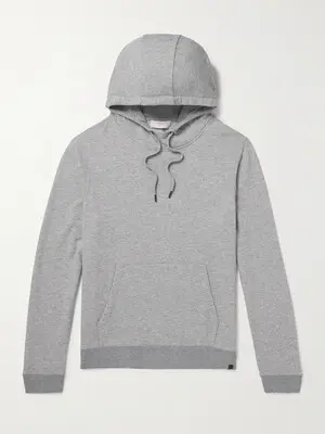 Derek Rose Quinn Cotton And Modal-blend Jersey Hoodie - Gray