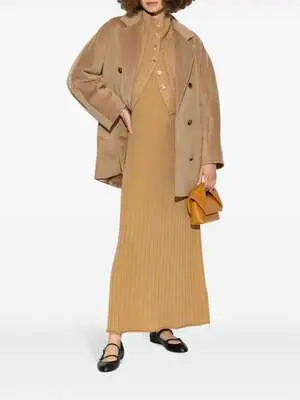 Max Mara Rebus Double-breasted Coat - Brown