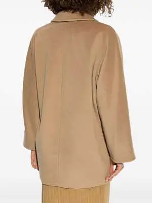 Max Mara Rebus Double-breasted Coat - Brown