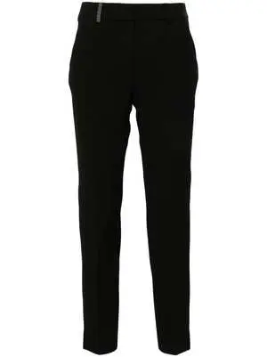 Peserico Pressed-crease Trousers - Black