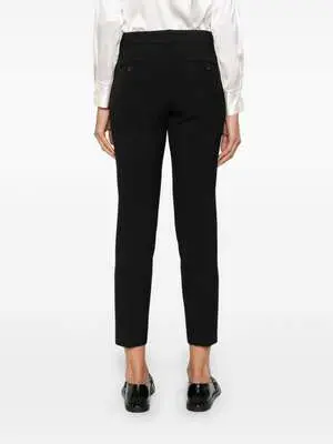 Peserico Pressed-crease Trousers - Black