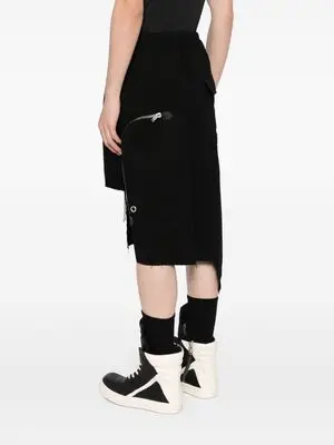 Rick Owens Distressed Skirt