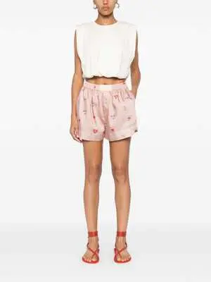 PARLOR Glam Printed Shorts
