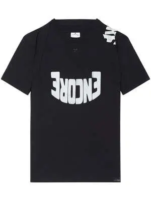 COURREGES Graphic-print T-shirt - Black