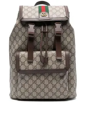 Gucci Small Ophidia Gg Backpack - Neutrals