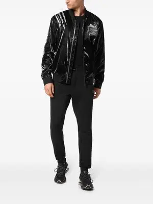 PLEIN SPORT Crinkle Bomber Jacket