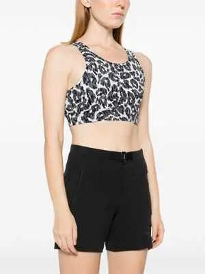Michael Kors Leopard-print Sports Bra
