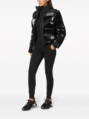 PLEIN SPORT Logo-print Puffer Jacket