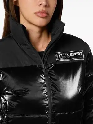 PLEIN SPORT Logo-print Puffer Jacket
