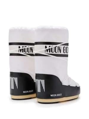Moon Boot Icon Logo-print Boots - White