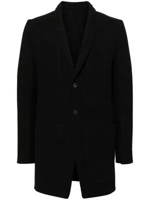 Rick Owens Notched Lapel Coats For Men