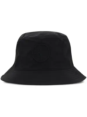 Stone Island Compass Bucket Hat - Black