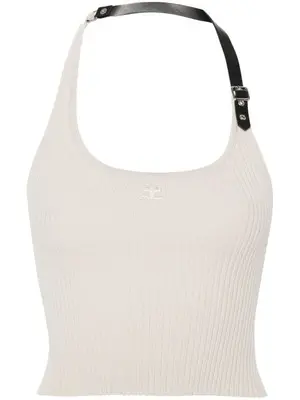 COURREGES Holistic Knitted Tank Top