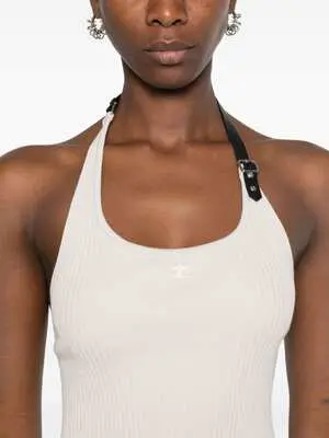 COURREGES Holistic Knitted Tank Top