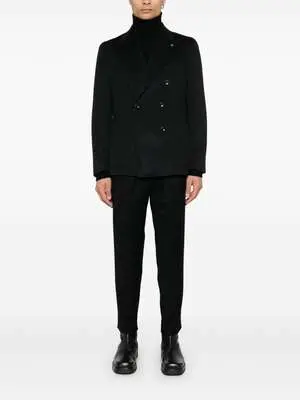 Tagliatore Montecarlo Double-breasted Cashmere Blazer