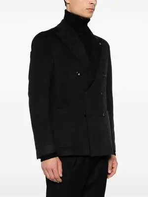 Tagliatore Montecarlo Double-breasted Cashmere Blazer