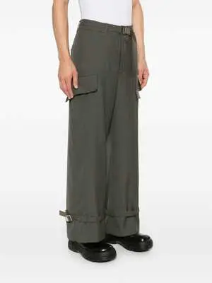 Sacai Wide-leg Cargo Trousers