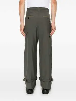 Sacai Wide-leg Cargo Trousers