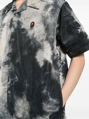 A BATHING APE Tie-dye Short-sleeve Shirt