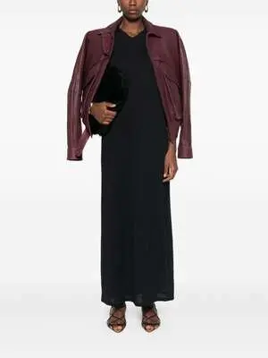 Khaite Vernetta Dress - Black