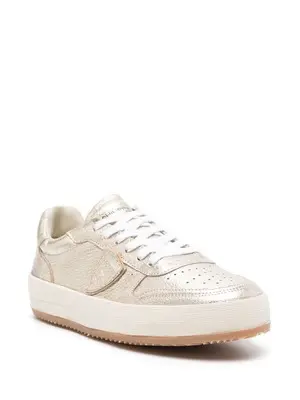 Philippe Model Nice Low Top Sneakers - Gold