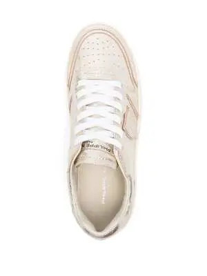 Philippe Model Nice Low Top Sneakers - Gold